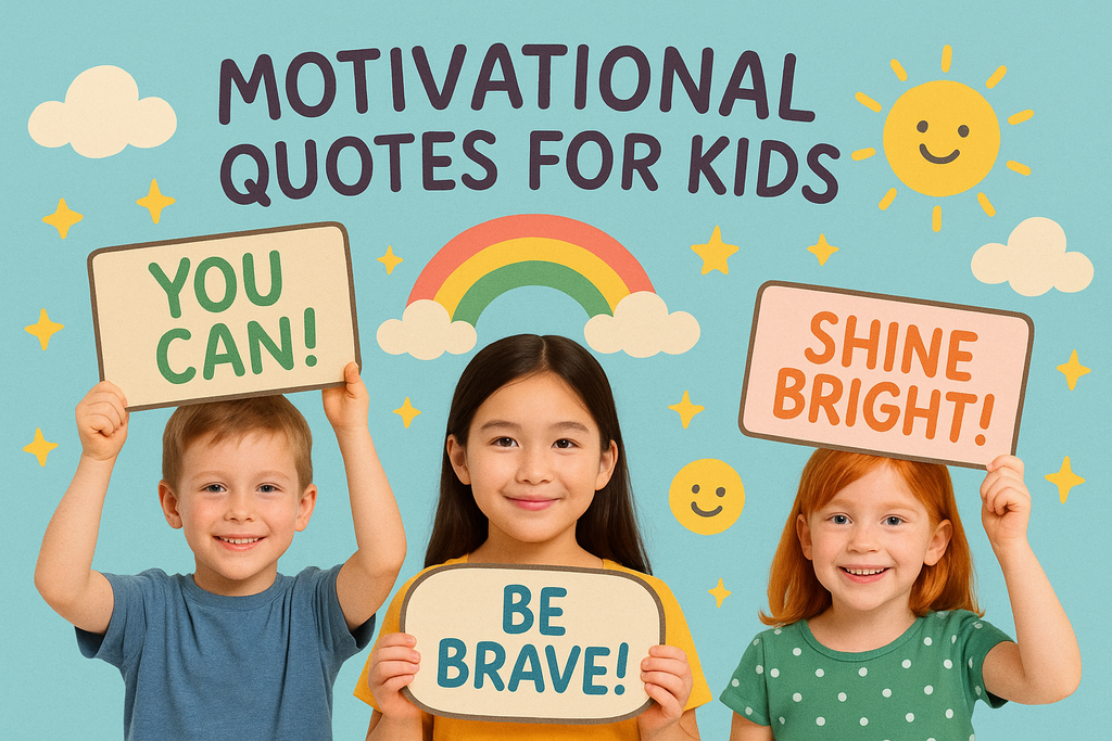 30 Motivational Quotes for Kids to Spark Joy and Confidence - WishLuck