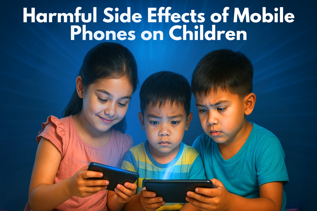 Harmful Side Effects of Mobile Phones on Children - WishLuck