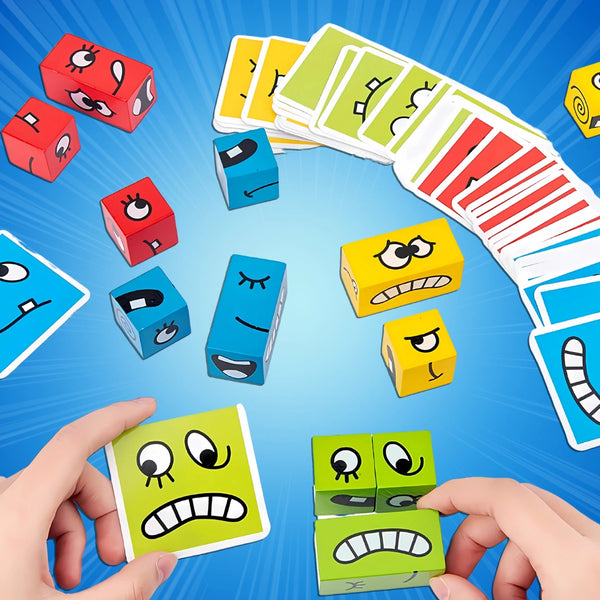 Emoji Cube Face Puzzle for Kids - Fun & Educational Game - Wishluck ...